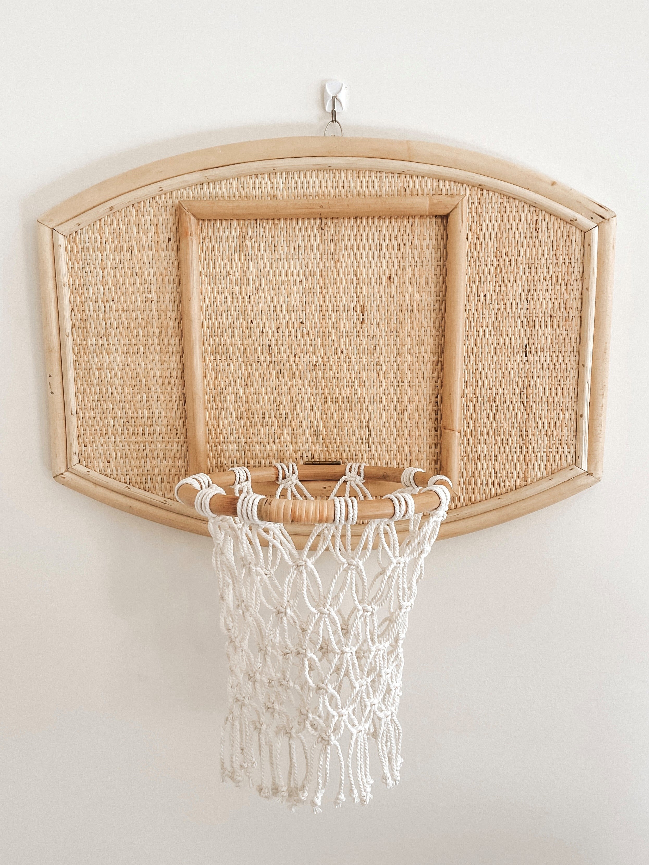 Rattan Basketball Hoop | Oak and Ayla – Oak & Ayla