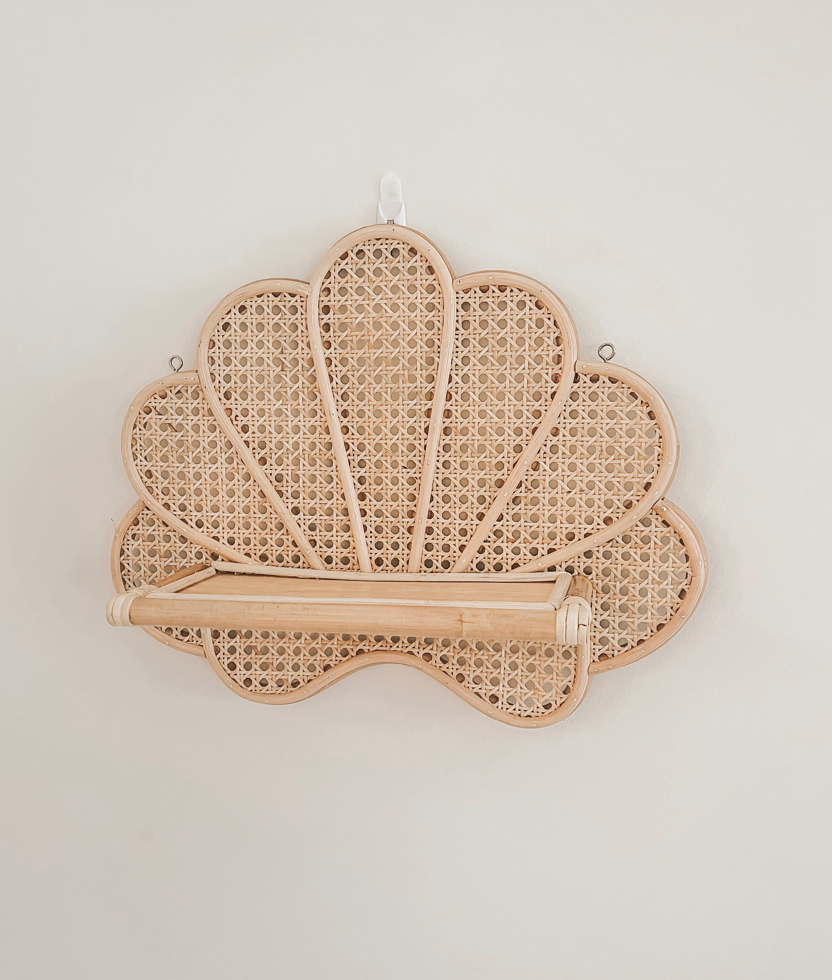 Rattan Seashell Shelf | Nursery Shelf | Oak and Ayla – Oak & Ayla
