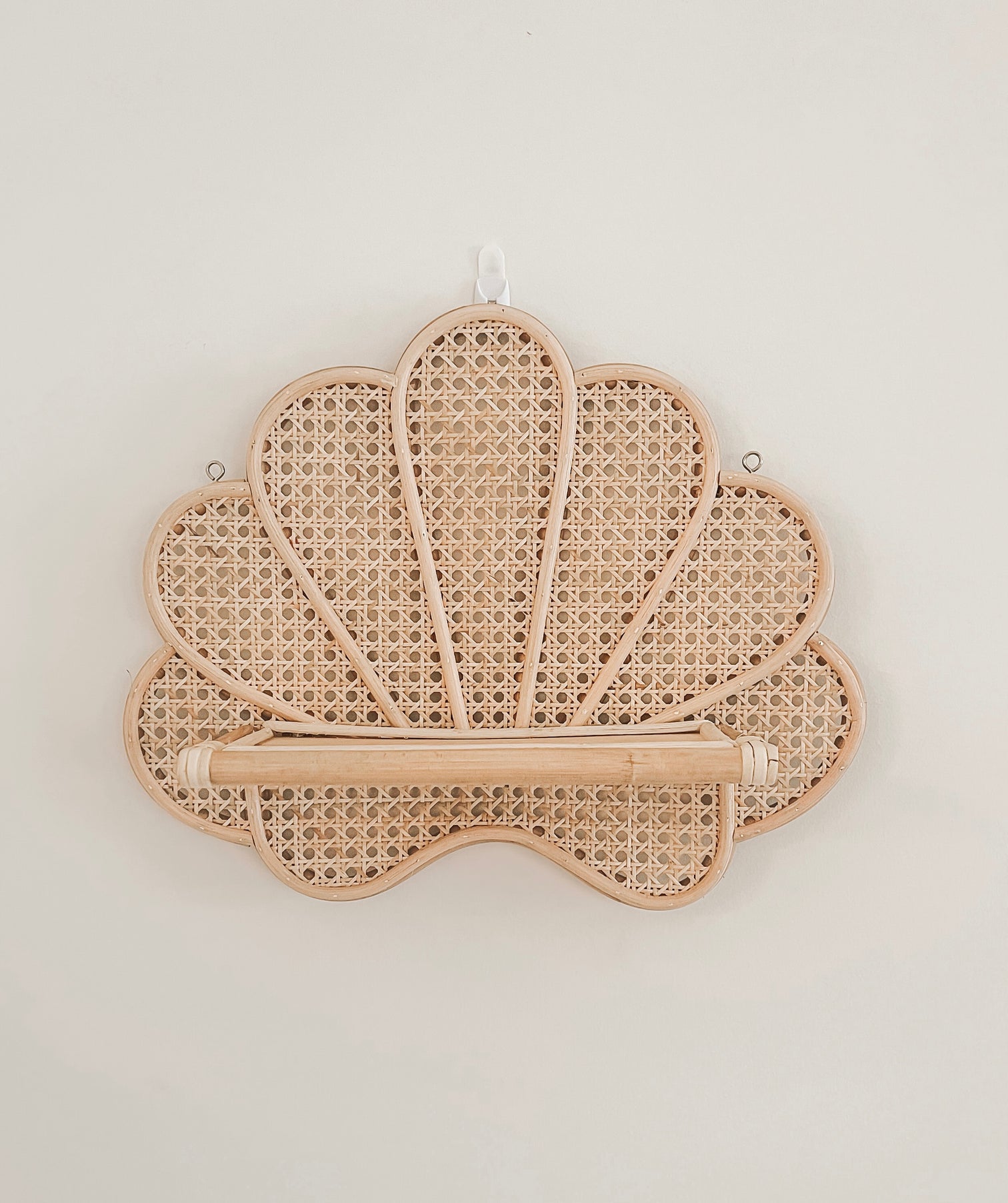 Rattan Seashell Shelf | Nursery Shelf | Oak and Ayla – Oak & Ayla