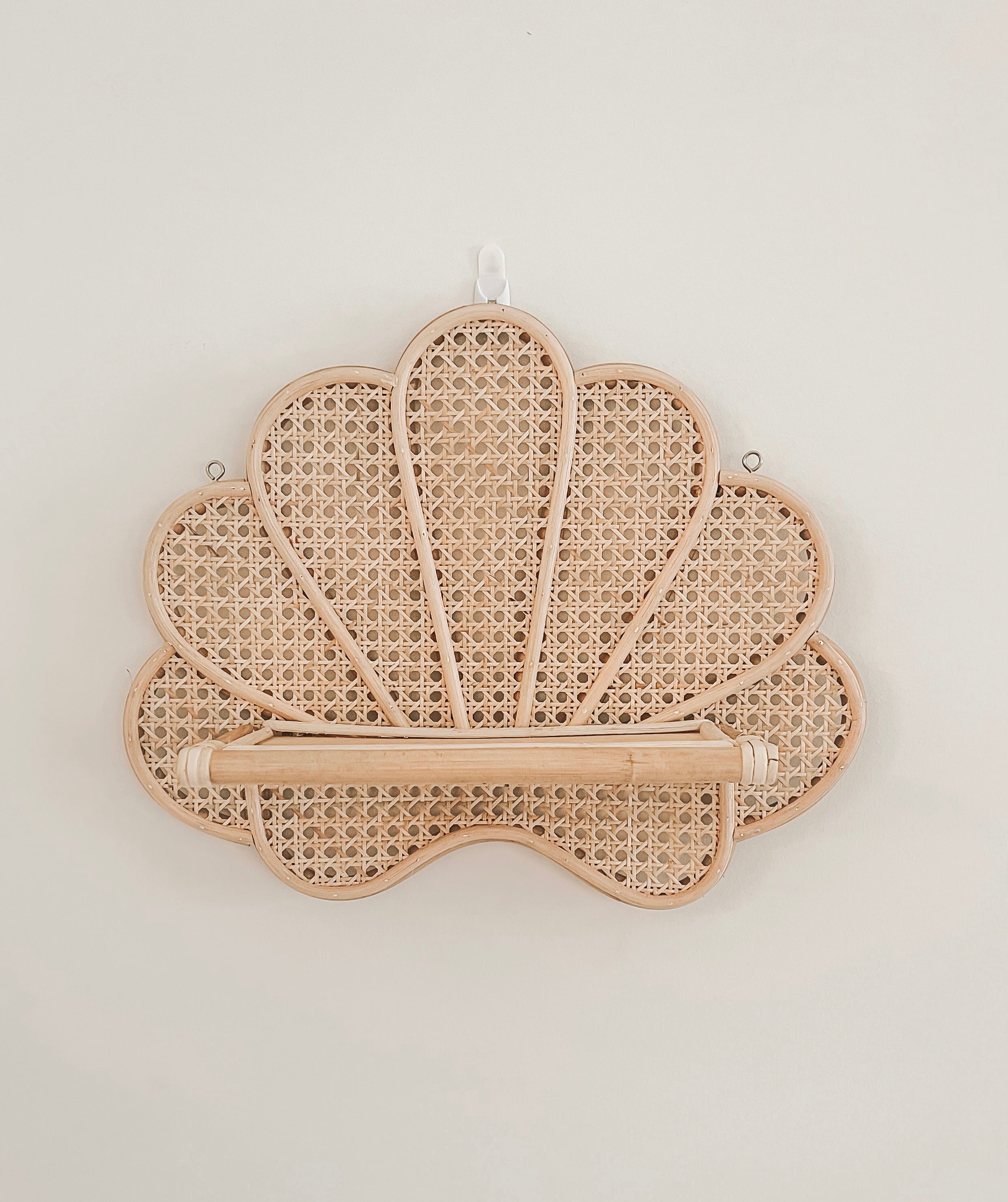 Rattan Seashell Shelf | Nursery Shelf | Oak and Ayla – Oak & Ayla